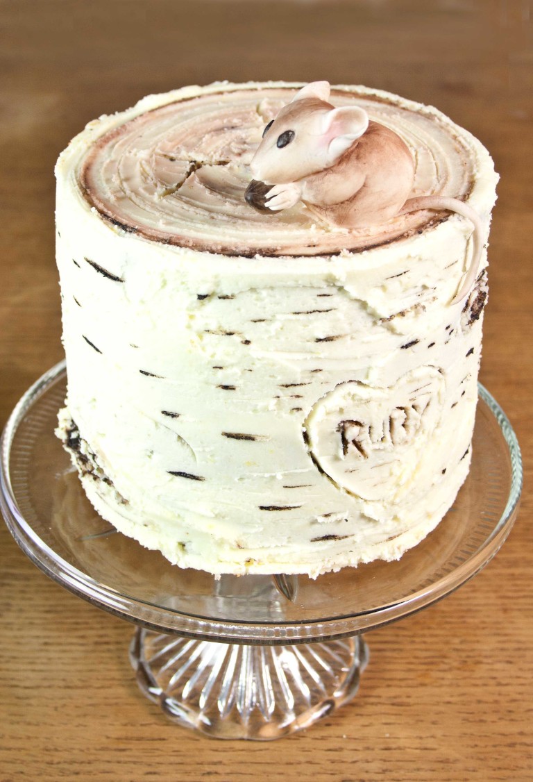 Woodland Birch Bark Cake Tutorial | Sarah Hardy Makes